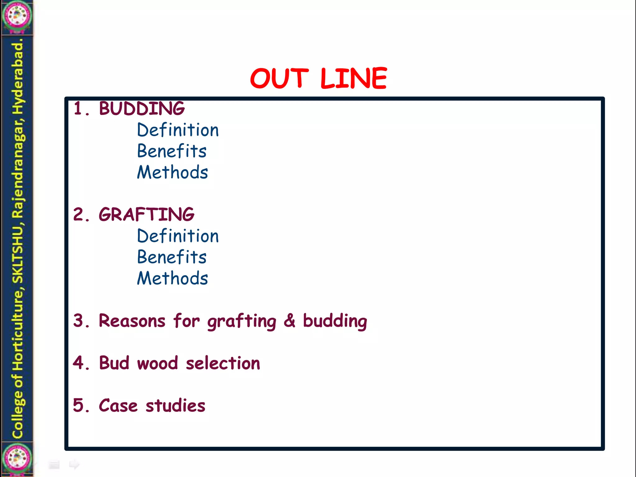 Grafting and its types in fruit crops | PPTX