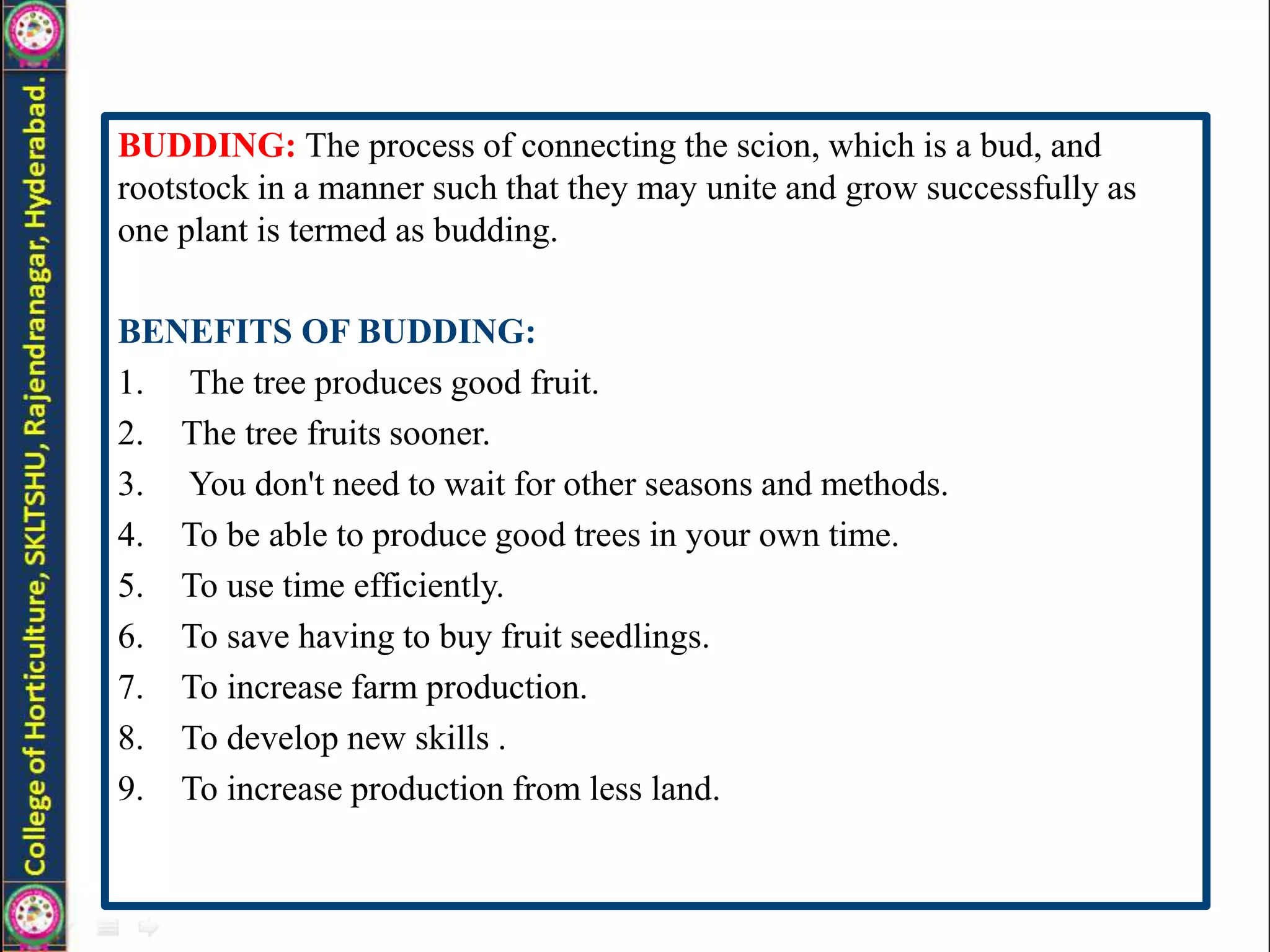 Grafting and its types in fruit crops | PPTX