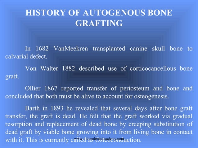 Bone grafts and Bone Substitutes/ dental implant courses | PPT