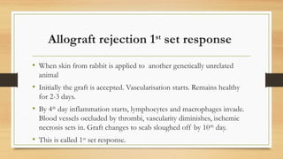 types of graft rejection seminar skin rejection | PPTX
