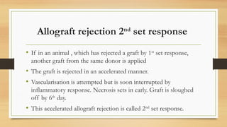 types of graft rejection seminar skin rejection | PPTX