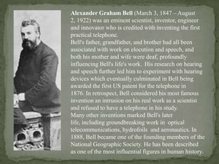 Graham bell | PPT