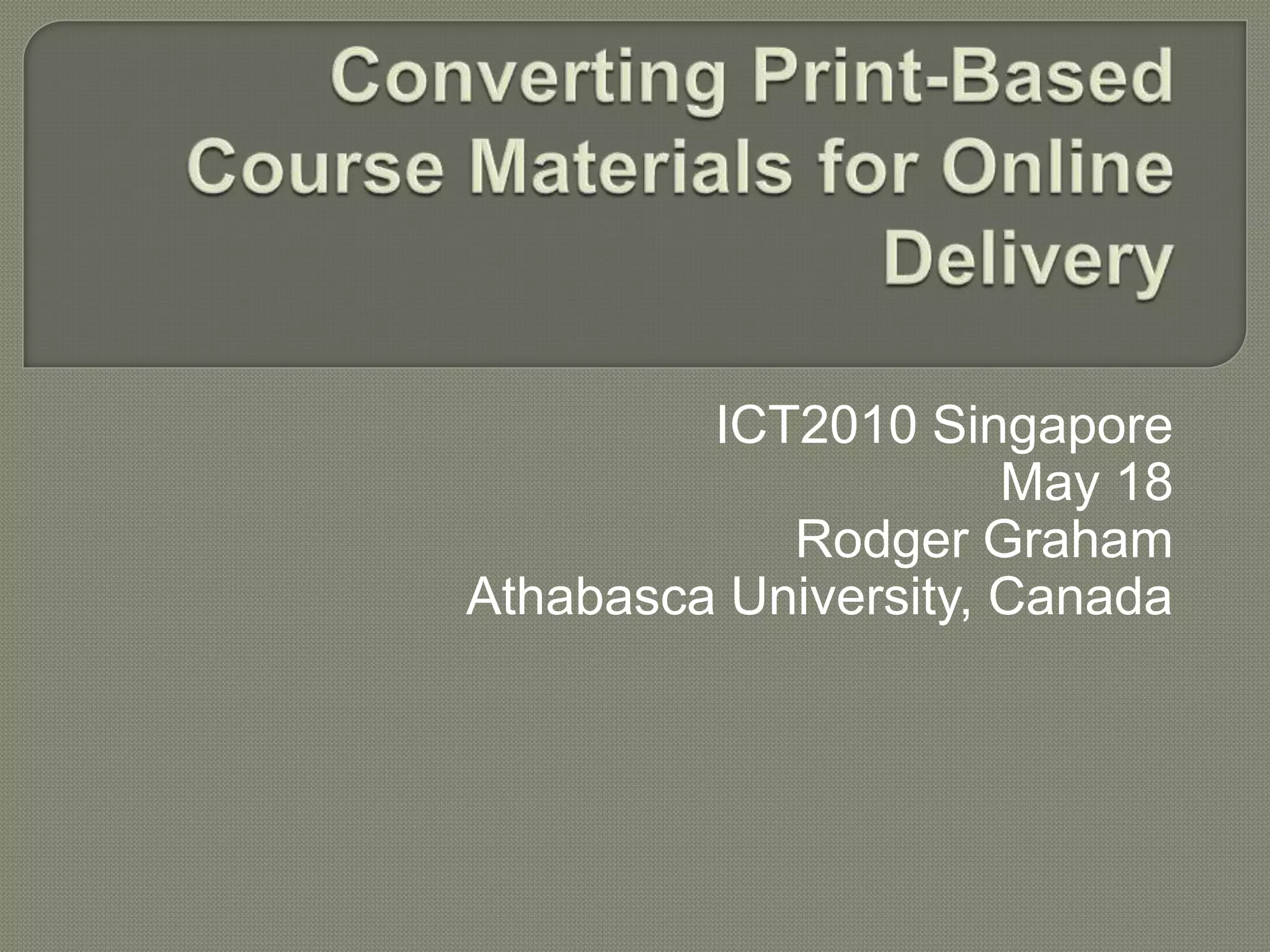 Graham r cit_presentation | PPTX