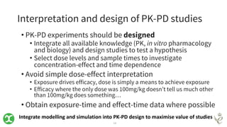 MDC Connects: Principles and Modelling of PK and PD Relationships | PPTX