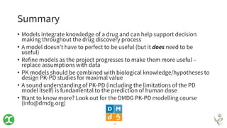 MDC Connects: Principles and Modelling of PK and PD Relationships | PPTX