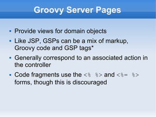SVCC Intro to Grails | ODP