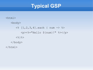 SVCC Intro to Grails | ODP