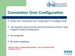 GROOVY ON GRAILS | PPT