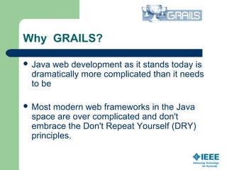 GROOVY ON GRAILS | PPT