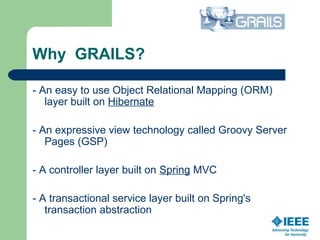 GROOVY ON GRAILS | PPT