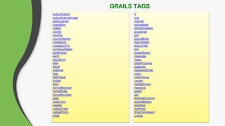 Grails | PPT