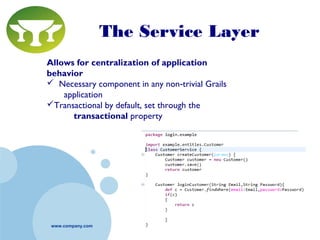 intoduction to Grails Framework | PPT