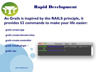 intoduction to Grails Framework | PPT