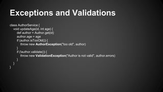 Grails transactions | PPT