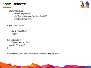 Grails and Ajax | PPT