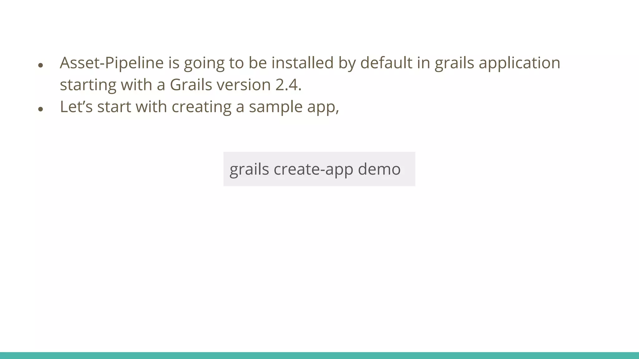 Grails Asset Pipeline Plugin | PPT