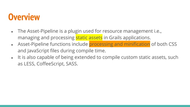 Grails Asset Pipeline Plugin | PPT