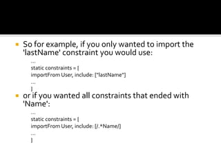 Grails basics part2 | PPT