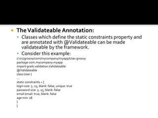 Grails basics part2 | PPT