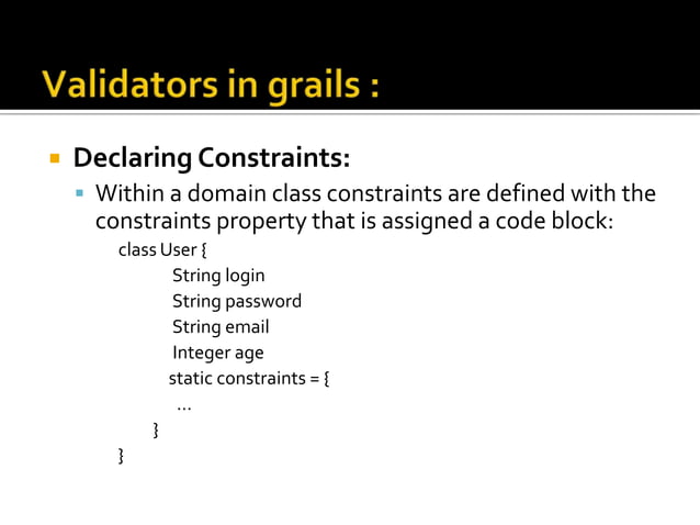 Grails basics part2 | PPT