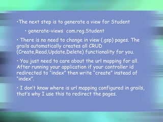 Grails Connecting to MySQL | PPT
