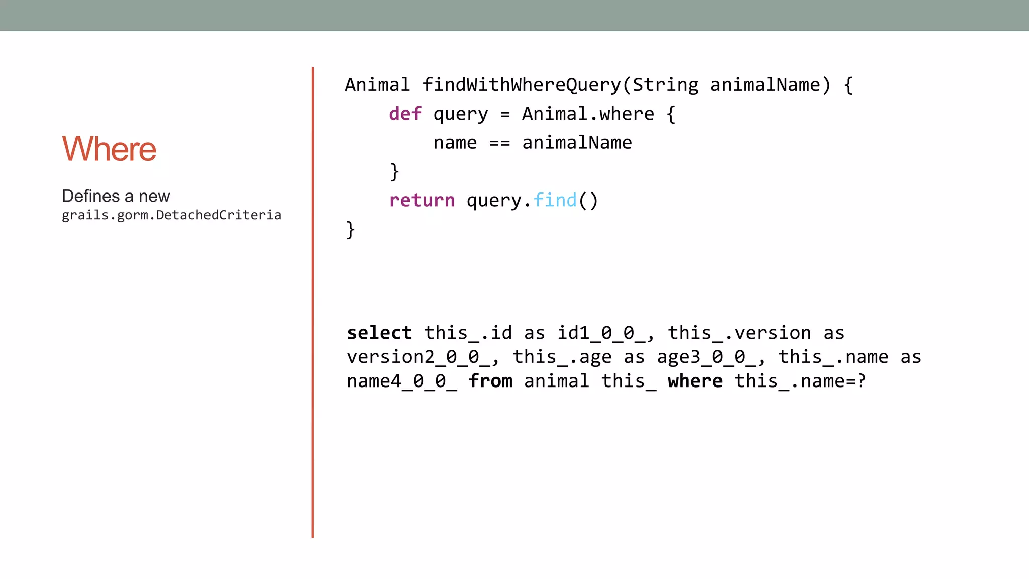 Grails GORM - You Know SQL. You Know Queries. Here's GORM. | PPTX