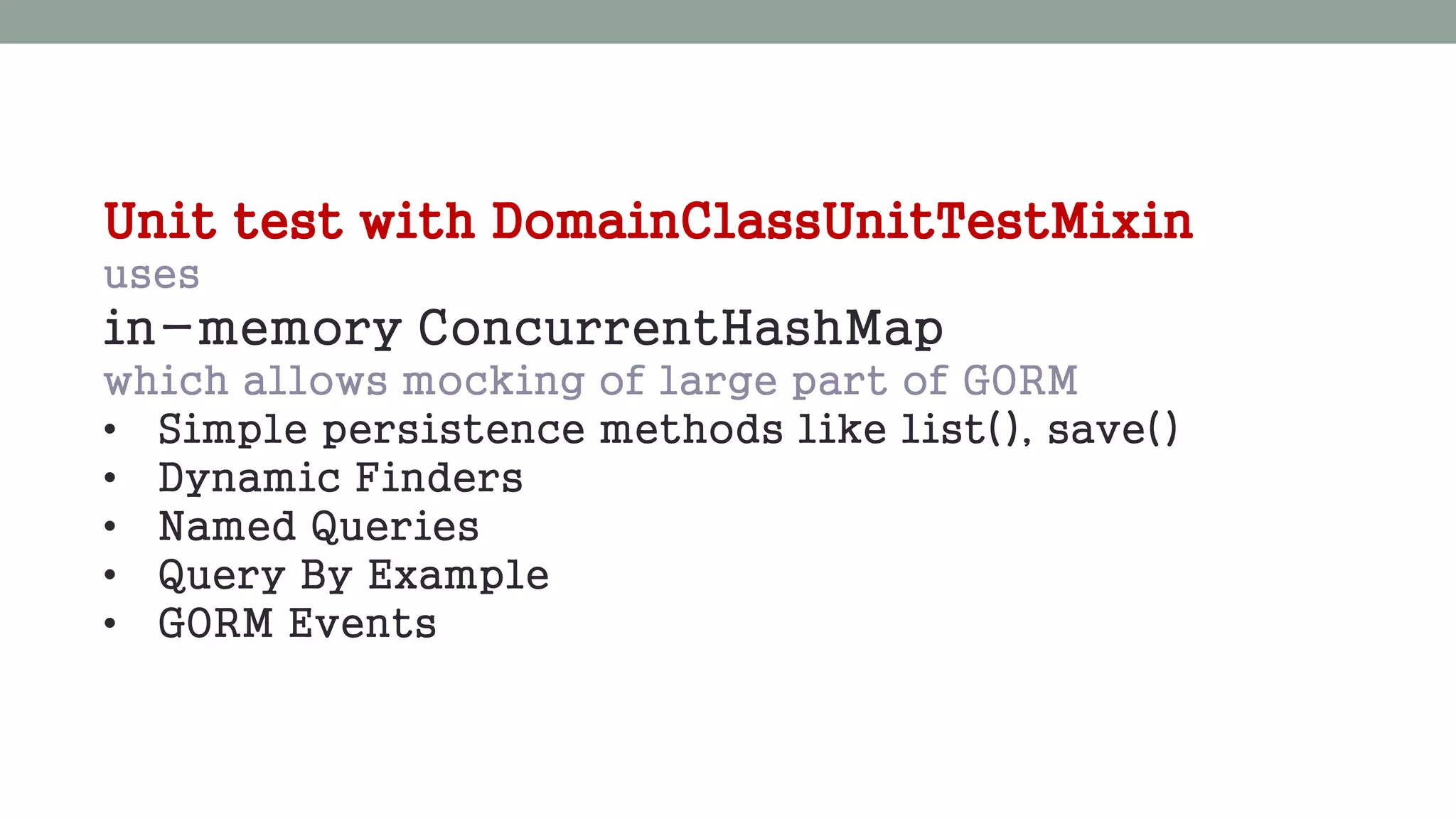 Grails GORM - You Know SQL. You Know Queries. Here's GORM. | PPTX