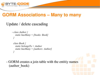 Grails: a quick tutorial (1) | ODP