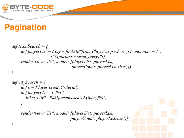 Grails: a quick tutorial (1) | PPT