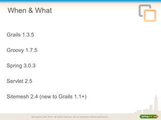 Grails Layouts & Sitemesh | PPT