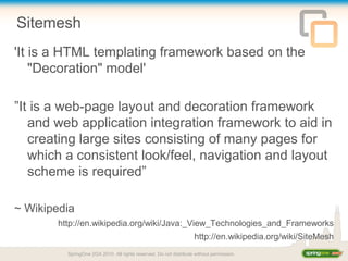 Grails Layouts & Sitemesh | PPT