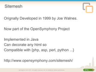 Grails Layouts & Sitemesh | PPT