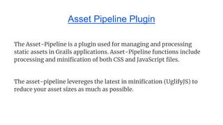 Grails plugin | PPTX | Web Development | Internet