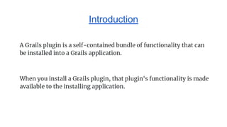 Grails plugin | PPT