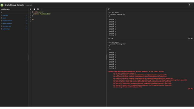 Grails Plugins(Console, DB Migration, Asset Pipeline and Remote pagination) | PPT