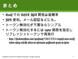 Use JWT access-token on Grails REST API | PDF | Web Development | Internet
