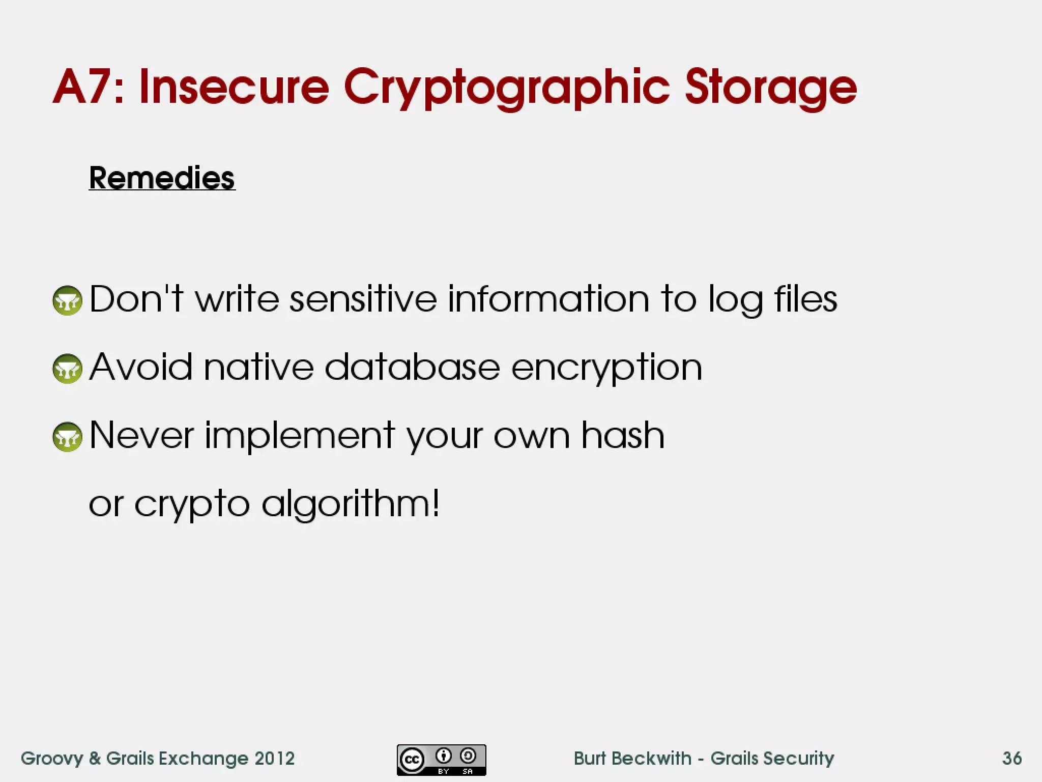 Securing Grails Applications | PPT