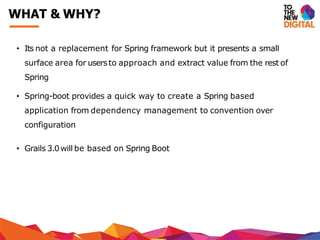 Grails Spring Boot | PPTX