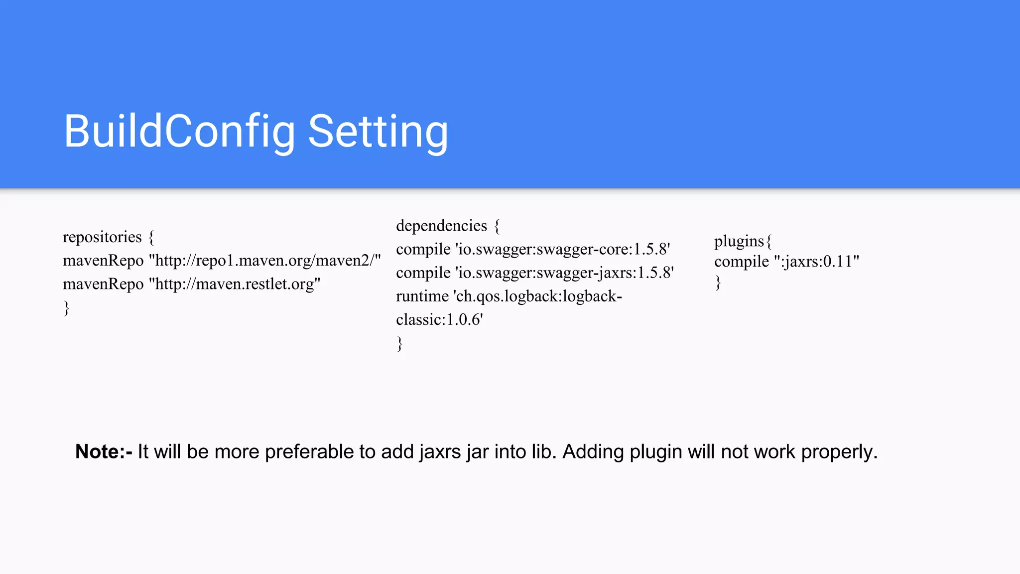Grails with swagger | PPTX | Programming Languages | Computing