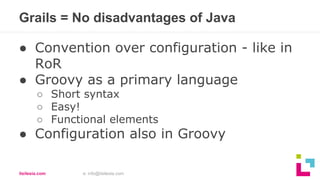 Grails workshops | PPT