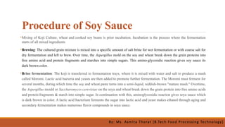 Grain Based Fermented Food Products, Soy sauce, Miso, Temph.pptx