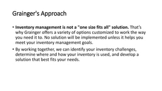 Grainger and mcmaster carr supply chain | PPTX