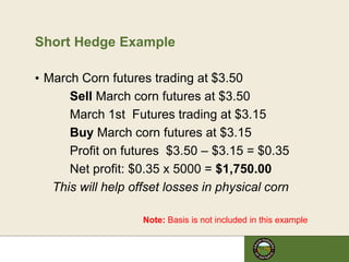 Grain marketing strategies 1 - Marty Hibbs, Grain Merchandiser | PDF