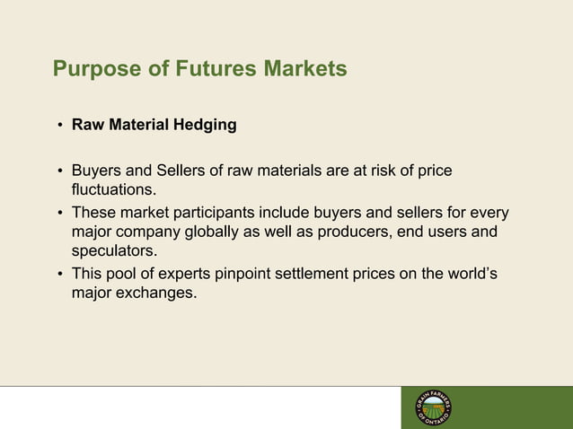 Grain marketing strategies 1 - Marty Hibbs, Grain Merchandiser | PPT