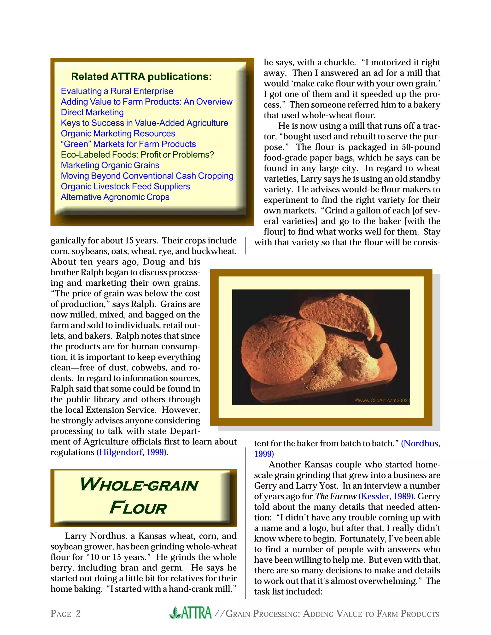 Grain Processing: Adding Value to Farm Products | PDF