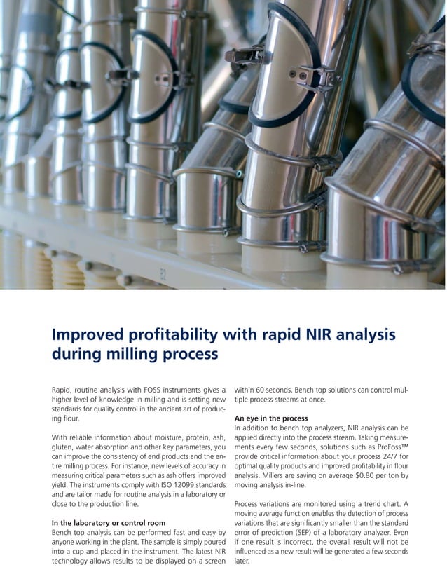 Grain & Milling Analysis Solutions | PDF