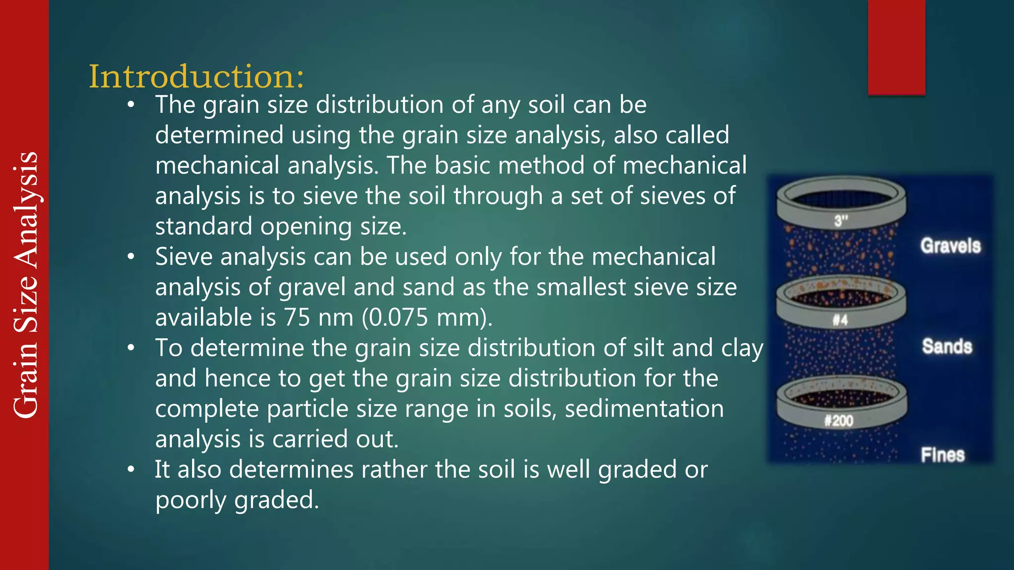Grain size analysis | PPTX