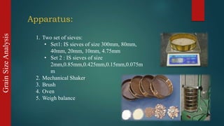 Grain size analysis | PPTX