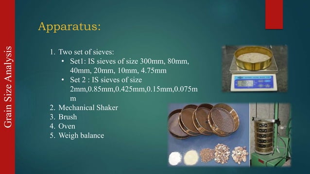 Grain size analysis | PPTX