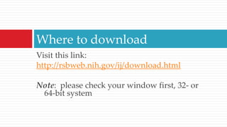 Grain size analysis by using ImageJ | PPTX